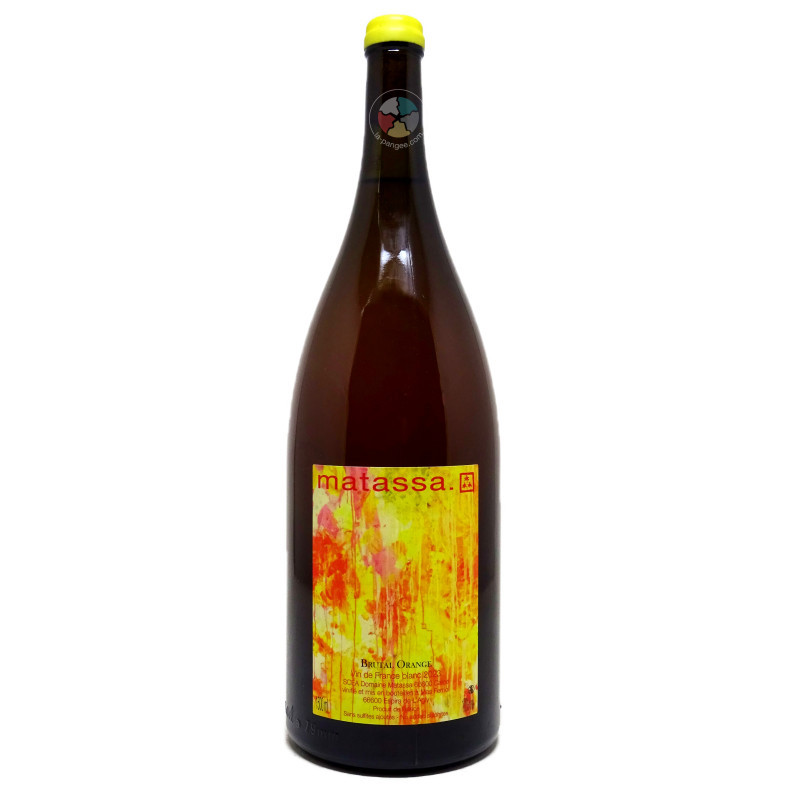 Brutal Orange Macabeu magnum - Tom Lubbe, domaine Matassa - vin orange ...